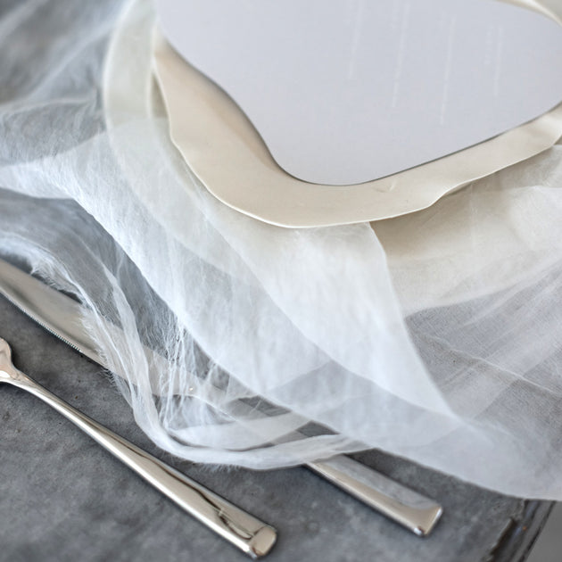 White - Hand Woven Fairy Silk – songbirdsilk